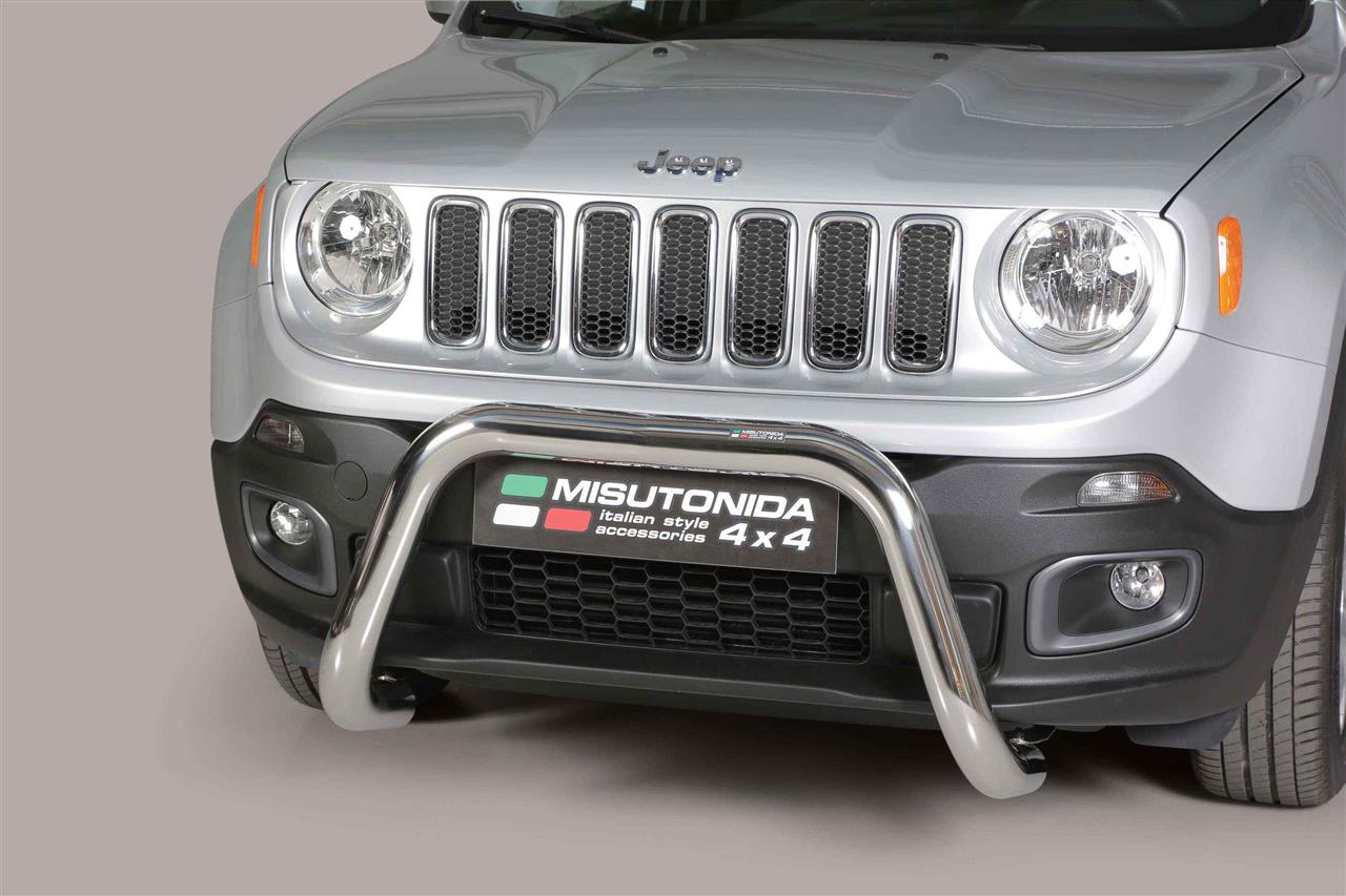 ECSPB376 - SUPER BAR INOX Ø 76 JEEP RENEGADE 2014+ CE JEEP RENEGADE