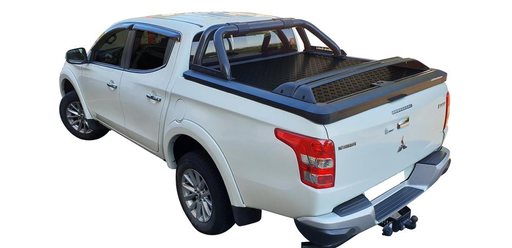 EVOS600SB - TONNEAU COVER ALUMINIUM NOIR V2 MITSUBISHI L200 DOUBLE CAB ...