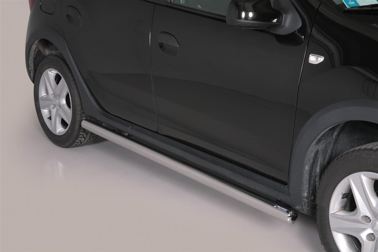 TPS347 - TUBE BAS DE CAISSE INOX Ø 60 DACIA SANDERO STEPWAY 2013+ DACIA ...